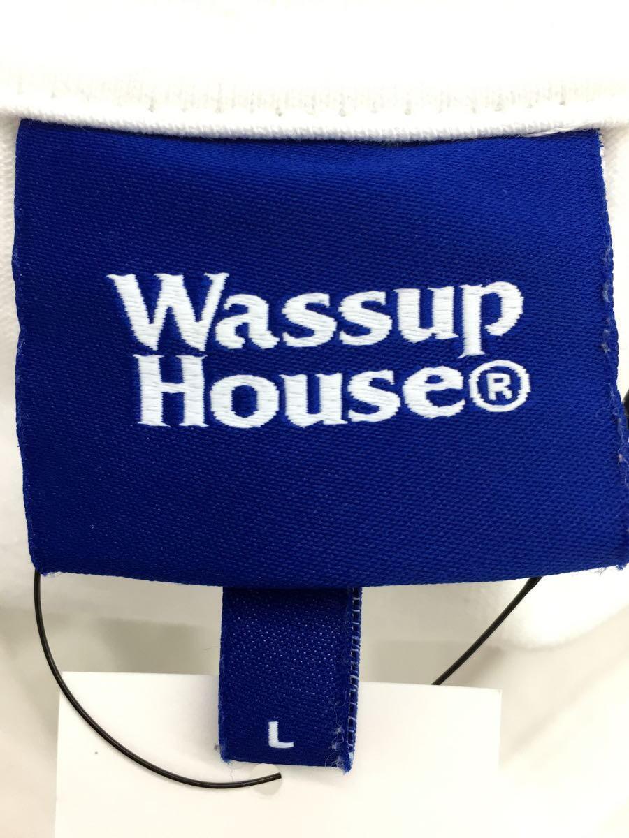 その他ブランド(ソノタブランド) / Wassup House/Tシャツ/L/コットン/WHT | 古着の販売・通販ならセカンドストリート