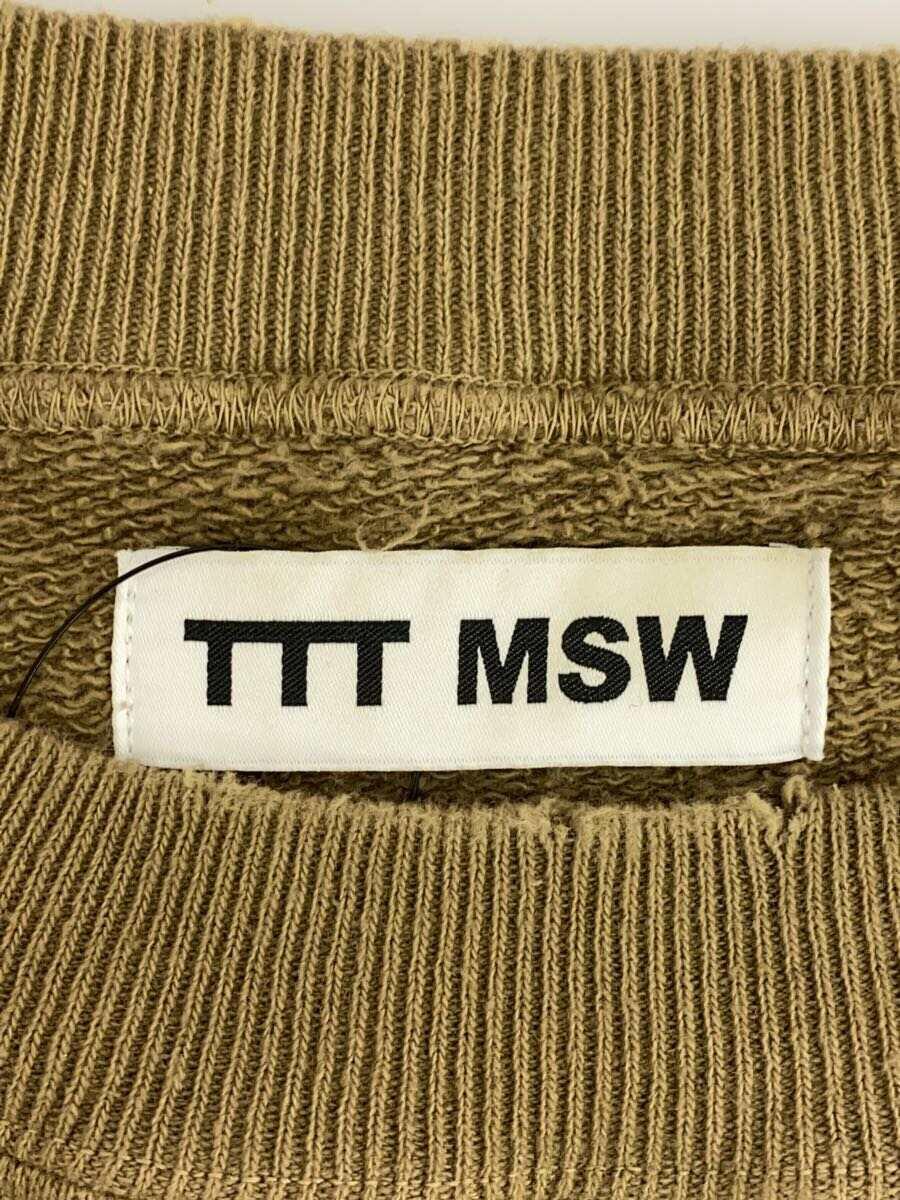 TTT_MSW(ティー) / 23AW/Crew neck sweat/スウェット/M/KHK/TTT-2023AW-CT03 | 古着の販売 ...