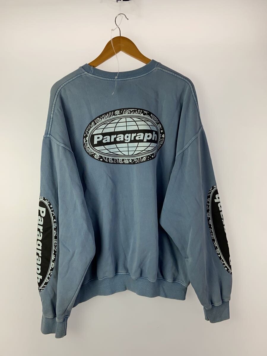 Paragraph(パラグラフ) / BANDANA LOGO WASH CREW SWEAT/--/コットン/BLU | 古着の販売・通販 ...