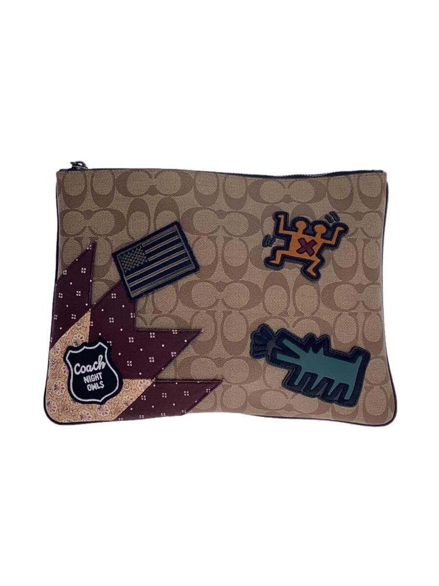 COACH(コーチ) / セカンドバッグ/レザー/BEG/モノグラム | 中古品の販売・通販ならセカンドストリート