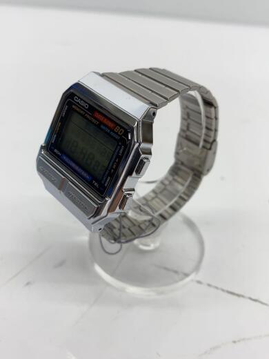 CASIO(カシオ) / クォーツ腕時計/デジタル/SLV/SLV/DB-810/データバンク | 中古品の販売・通販ならセカンドストリート