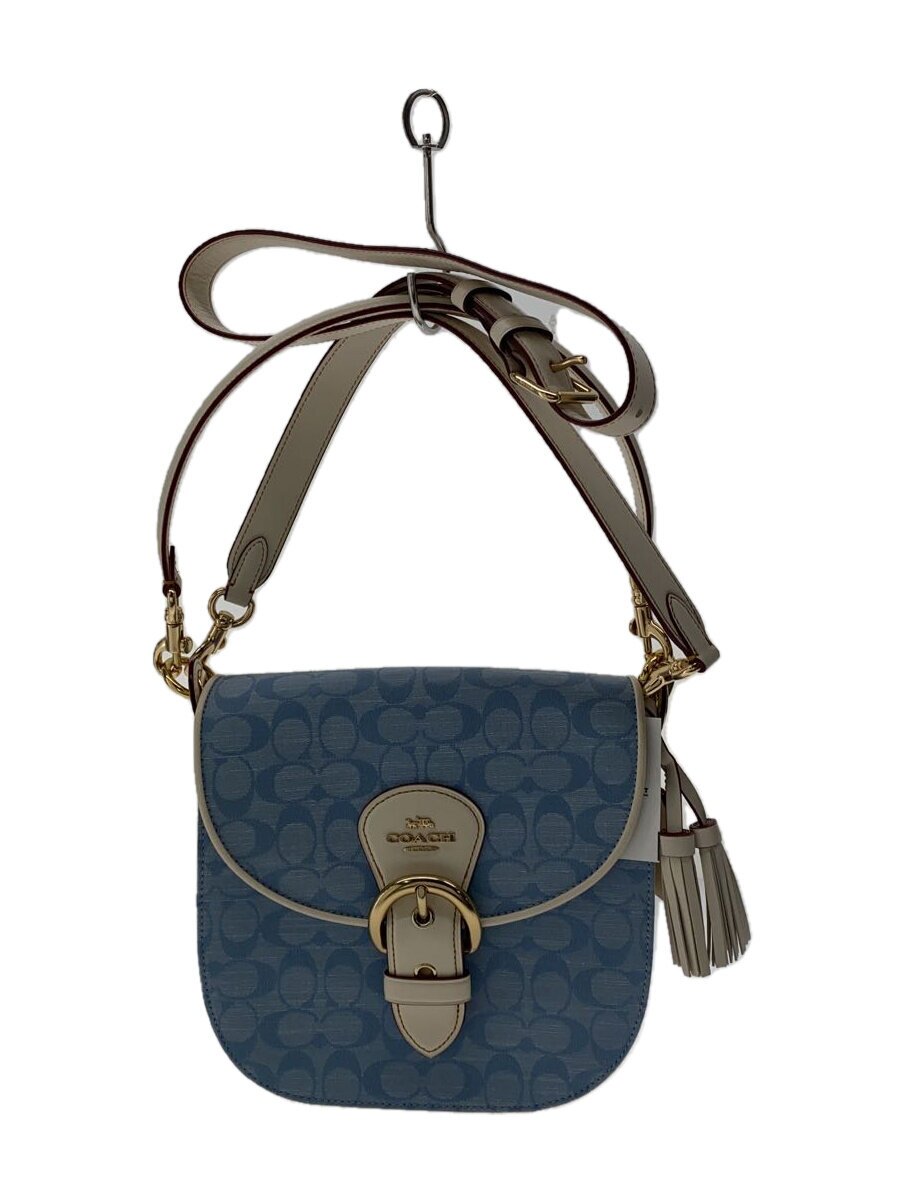 COACH(コーチ) / ショルダーバッグ/キャンバス/BLU/総柄/C8514 | 中古品の販売・通販ならセカンドストリート