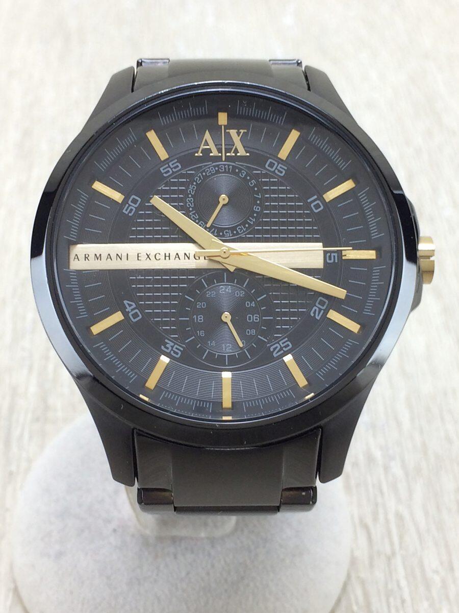 ARMANI EXCHANGE(アルマーニエクスチェンジ) / アルマーニエクスチェンジ/クォーツ腕時計/アナログ/ステンレス/BLK/BLK ...
