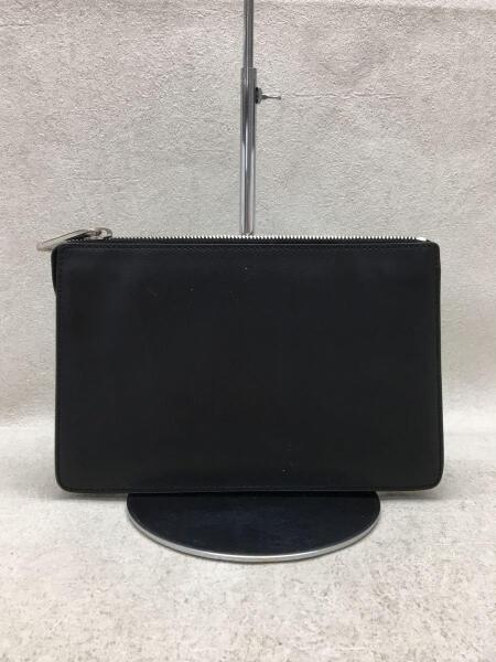 【中古】フェンディ FENDI THINK シンク 7VA350 セカンド クラッチバッグ レザー ロゴ 黒 ブラック ☆AA★ メンズ FENDI(フェンディ) / THINK FENDI/セカンドバッグ/クラッチ/レザー/BLK